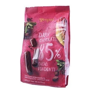 Jual Vergani Dark Chocolate 85 % Cacao fodente|l Stock 180gr | Shopee ...