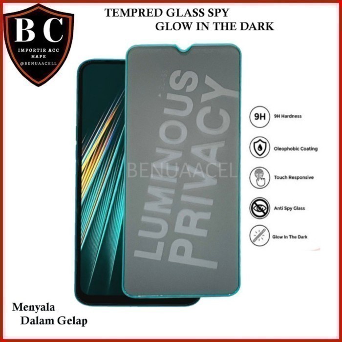 Jual TEMPERED GLASS SPY GLOW IN THE DARK XIAOMI POCO M4 PRO 4G 5G M3 M3 PRO | Shopee Indonesia