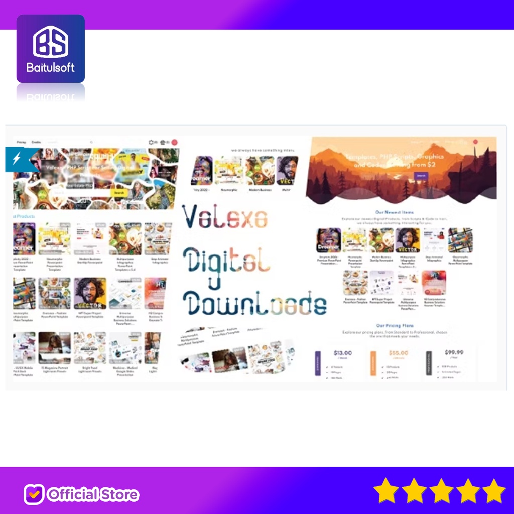 Jual SOURCE CODE APLIKASI VALEXA PHP SCRIPT FOR SELLING DIGITAL PRODUCTS AND DIGITAL DOWNLOADS ...