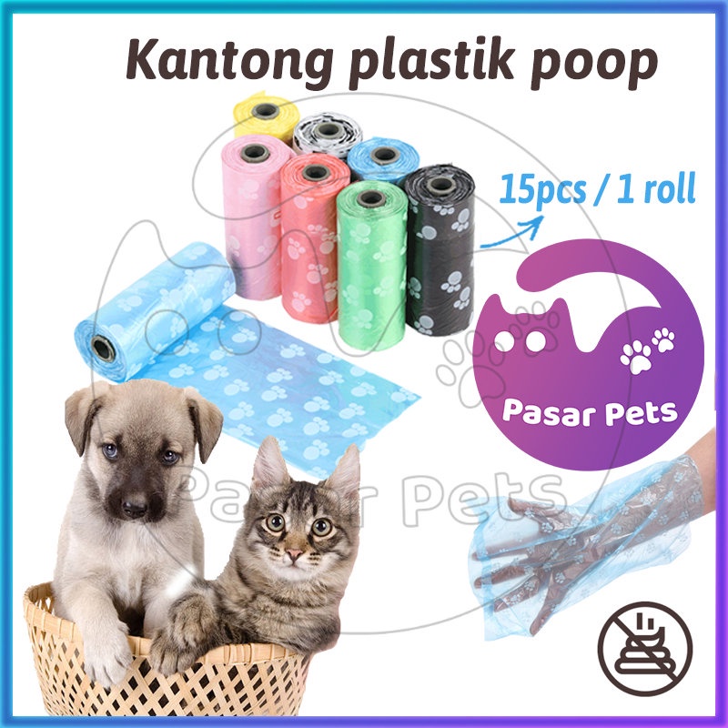 Jual Kantong Sampah Kucing Kantong Pup Kucing Anjing Poop Bag Anjing ...