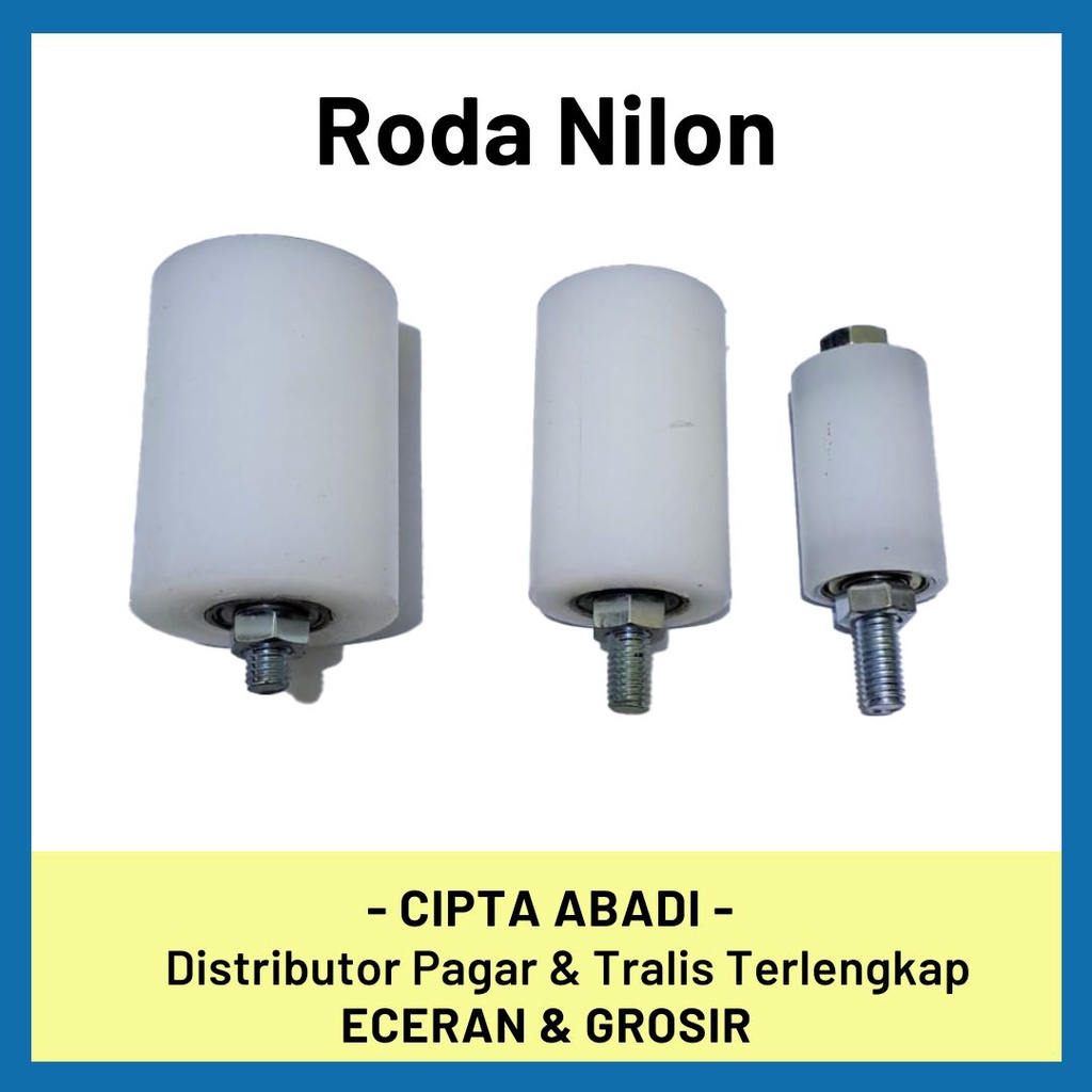 Jual Cipta Abadi - Roda Nilon (besar)/Roda kastor | Shopee Indonesia