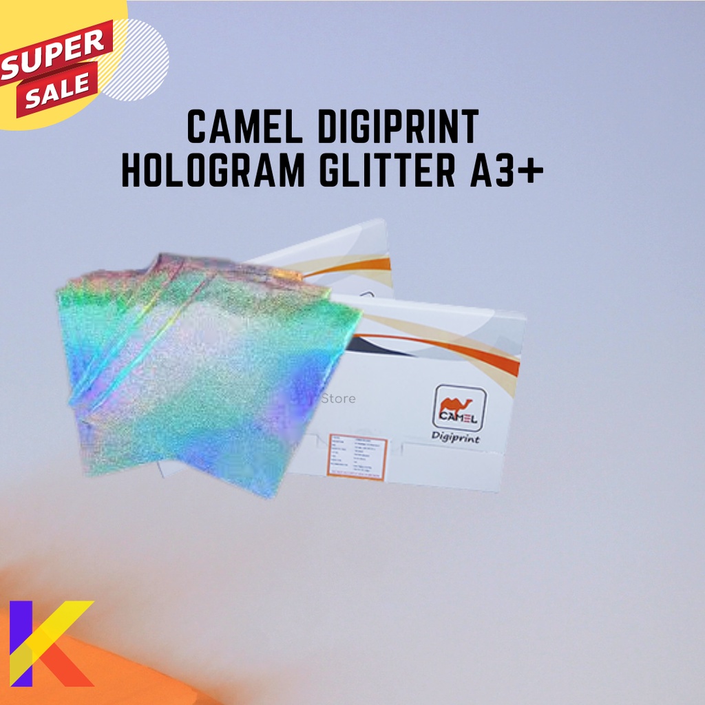 Jual Sticker Hologram CAMEL - Hologram Rainbow | Glitter Sticker ...