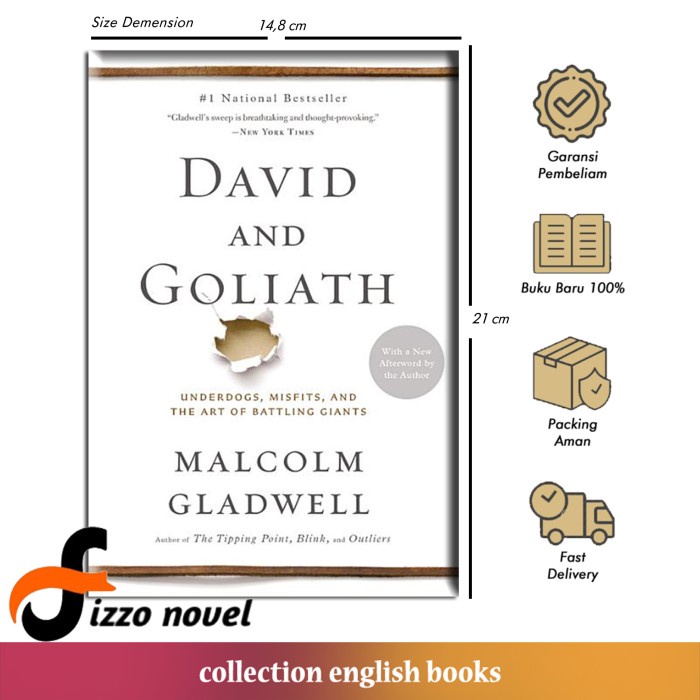 Jual David And Goliath - Malcolm Gladwell (English) | Shopee Indonesia