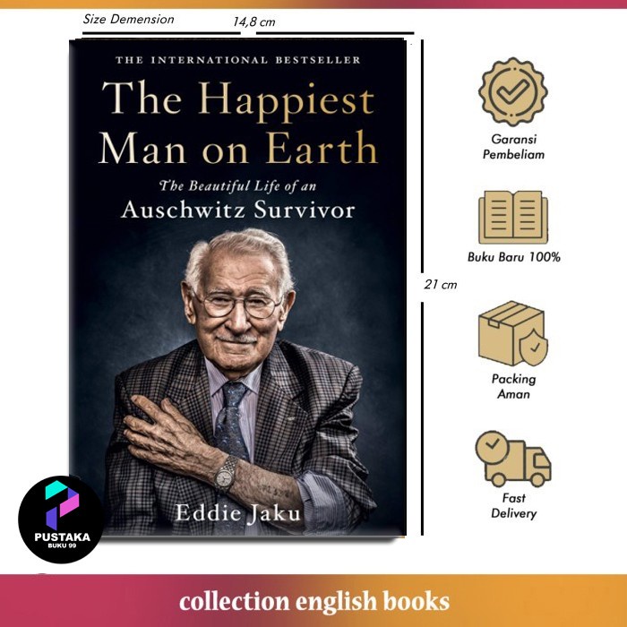 Jual The Happiest Man on Earth - Eddie Jaku (English) | Shopee Indonesia