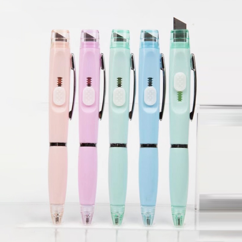 Jual Seni Kreatif Cutter Multi-Fungsi Pena Mahasiswa Cutter Pena Alat ...