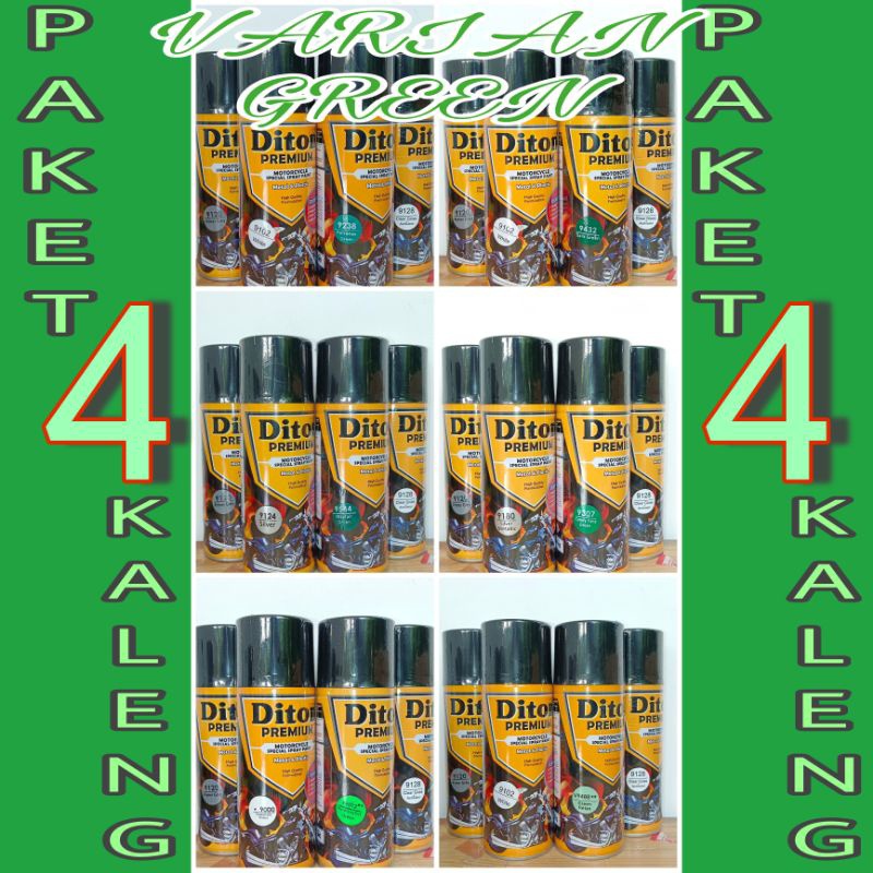 Jual cat semprot cat spray PAKET 4 KALENG pilok pilox diton premium ...