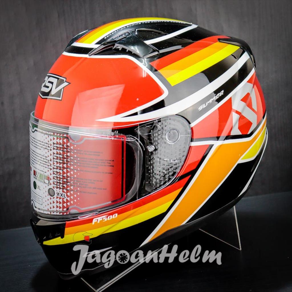 Jual RSV HELM FF500 MOTIF SUMMER | FF-500 SINGLE VISOR | Shopee Indonesia