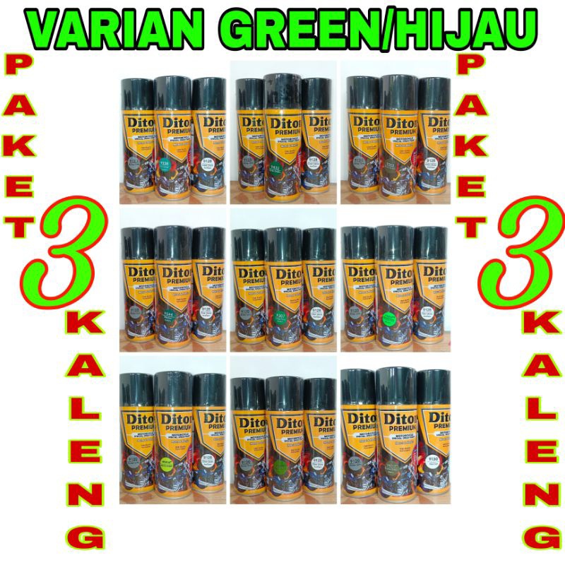 Jual cat semprot cat spray PAKET 3 KALENG pilok pilox diton premium ...