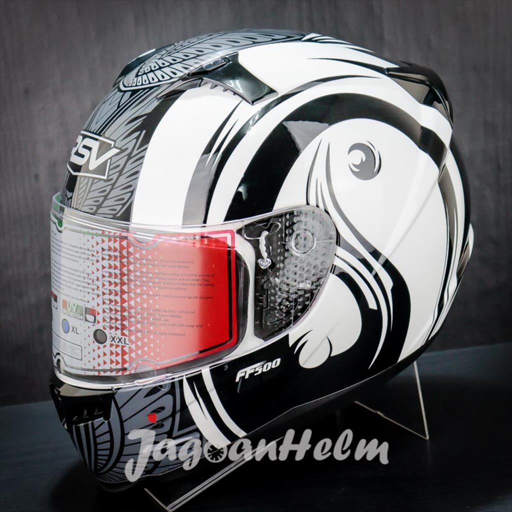 Jual RSV HELM FF500 MOTIF YIN YANG | FF-500 SINGLE VISOR | Shopee Indonesia