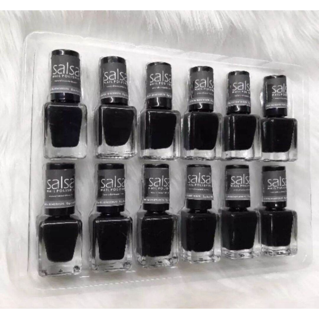 Jual KUTEK SALSA HITAM - BPOM dan ORIGINAL - NAIL POLISH BLACK - SATUAN ...