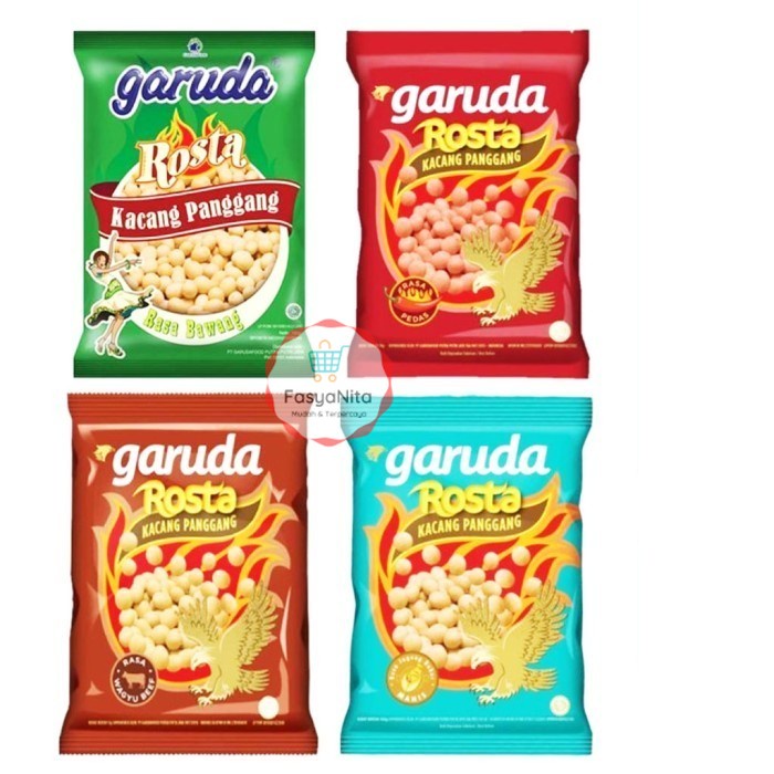 Jual Garuda Rosta Kacang Panggang 100 gr Bawang Pedas Jagung Wagyu Beef ...
