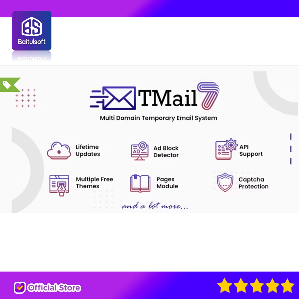 Jual SOURCE CODE APLIKASI TMAIL - MULTI DOMAIN TEMPORARY EMAIL SYSTEM ...
