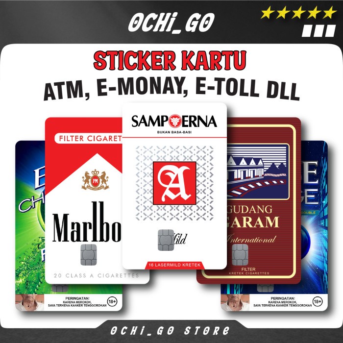 Jual Stiker Sticker Kartu Atm Garskin Skin Card Atm SMOKING ROKOK ...