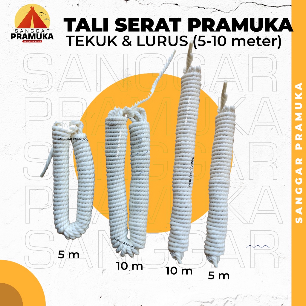 Jual Tali Pramuka Serat Murah Berkualitas / Tali Pramuka 5 meter / Tali ...