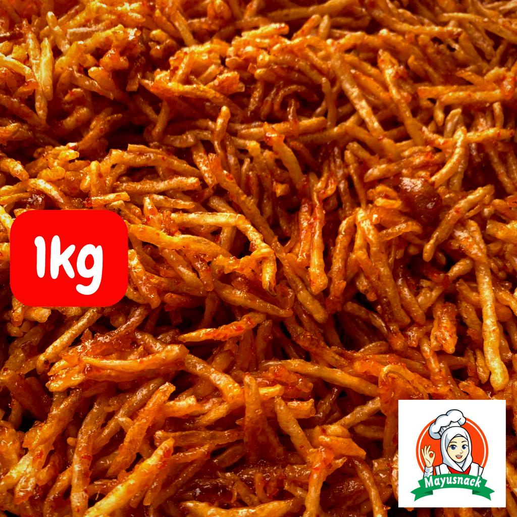 Jual Kentang Mustofa Pedas Manis 1kg Snack Kiloan Cemilan Camilan ...