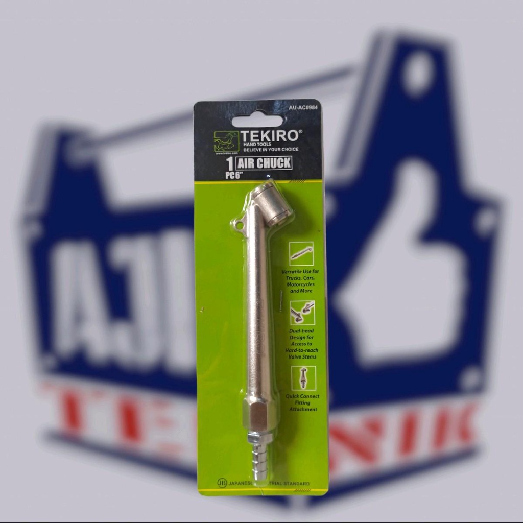 Jual Air Chuck 6 inch tekiro kepala isi angin ban air Chuck tire ...
