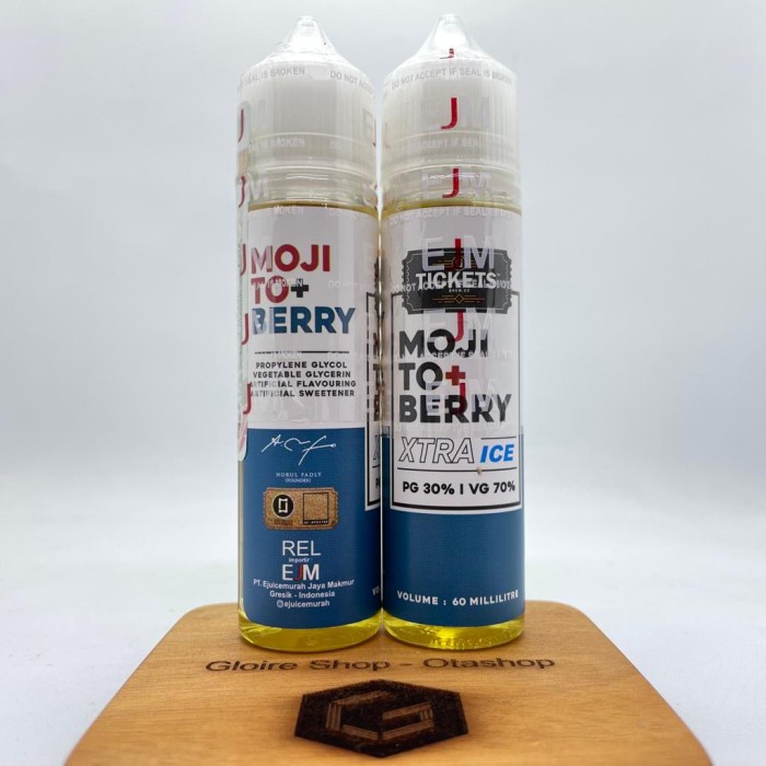 Jual EJM Tickets MOJITO XTRA ICE 60ml Freebase by EJM Liquid Extra Ice ...