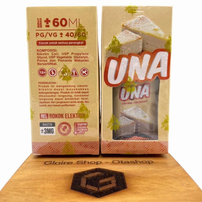 Jual Liquid Una V5 ORIGINAL CHEESECAKE 60ml Freebase by IDJ x Vapor ...