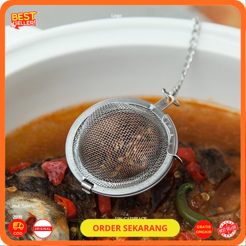 Jual Filter Penyaring Saringan Teh Multifungsi Reusable Tea Infuser ...