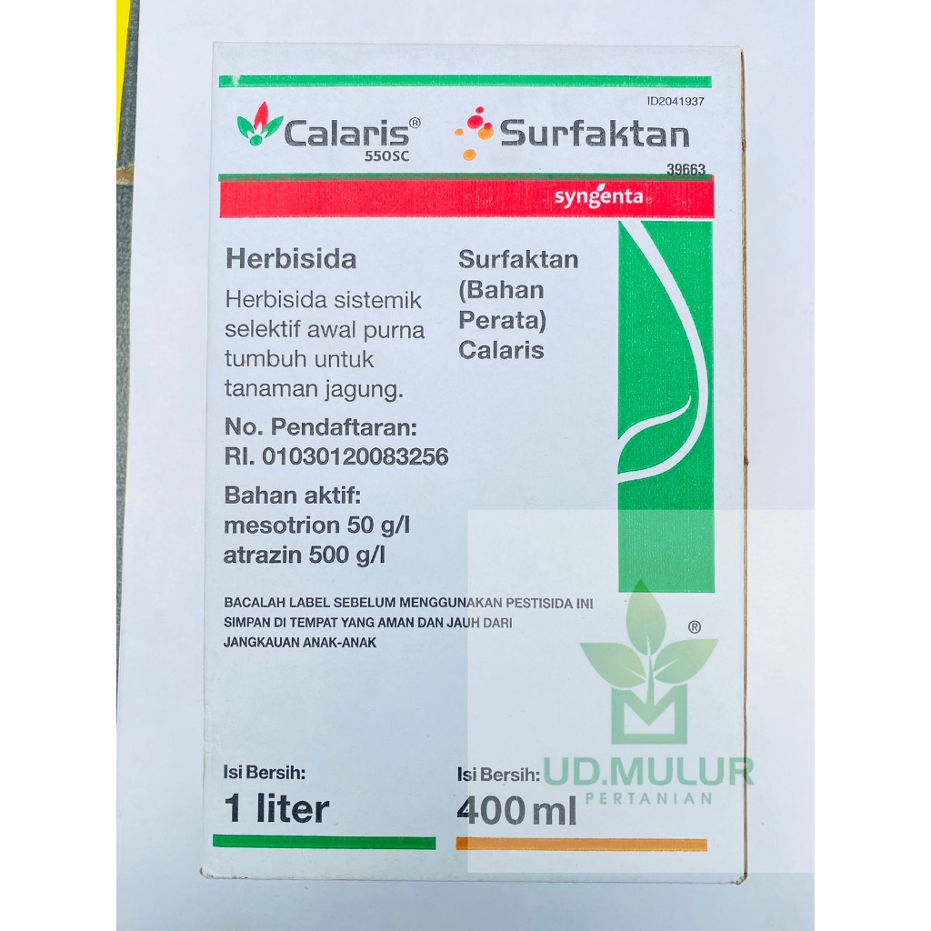 Jual Herbisida CALARIS SURFAKTAN Ukuran BESAR 1liter 400ml | Shopee ...