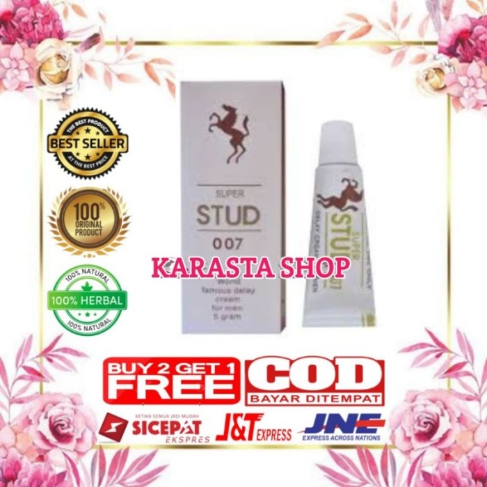 Jual Obat Kuat Pria Tahan Lama Stud 007 Cream Original | Shopee Indonesia