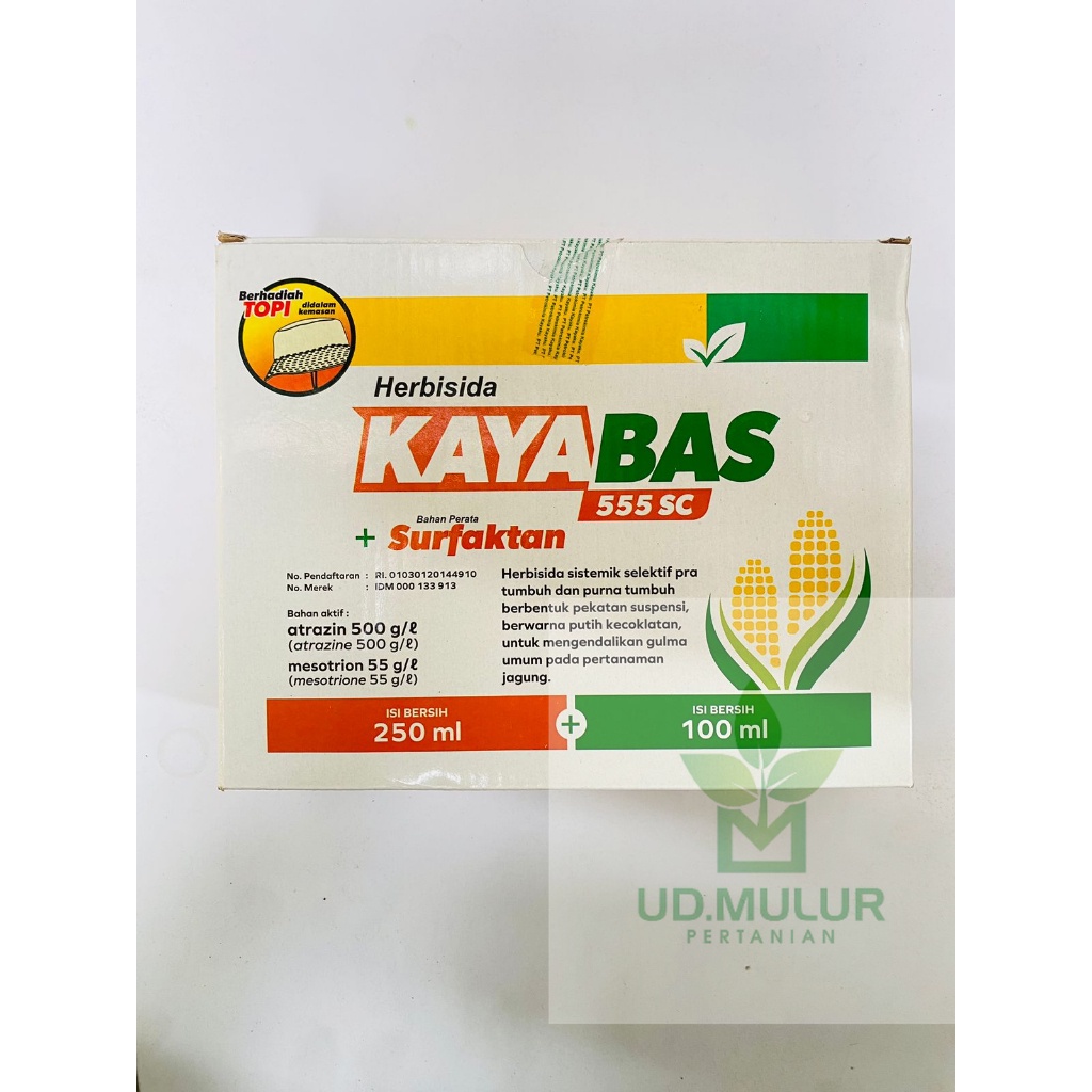 Jual Herbisida KAYABAS 555SC plus Surfaktan 250ml 100ml | Shopee Indonesia
