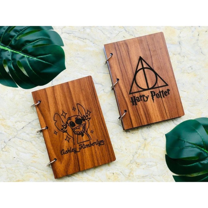 Jual CUSTOM WOODEN BOOK / BUKU KAYU CUSTOM SIZE A5 | Shopee Indonesia