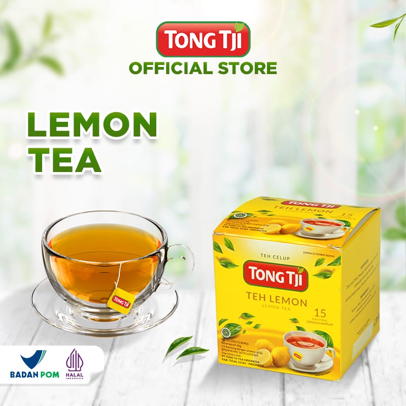Jual Tong Tji Lemon Tea 15s, Teh Celup per Pack | Shopee Indonesia