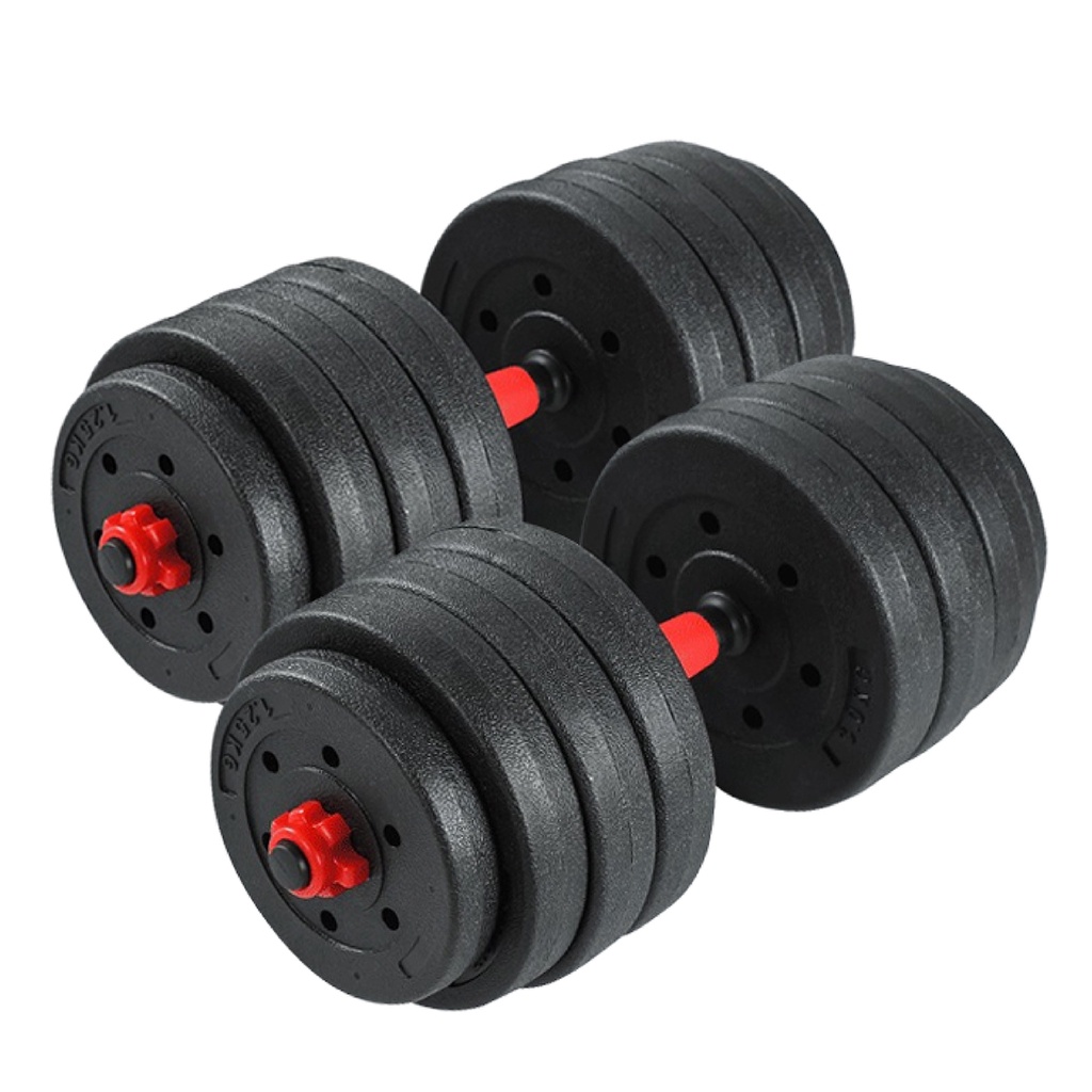 Jual HTD SPORT Dumbbell Set 40 Kg PVC Alat Olahraga Fitness Angkat Beban Besi | Shopee Indonesia