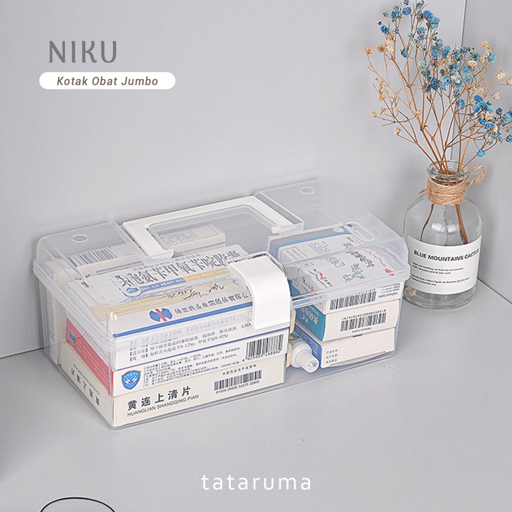 Jual TATARUMA Niku - Kotak Obat Jumbo Organizer dengan Tutup dan Handle ...