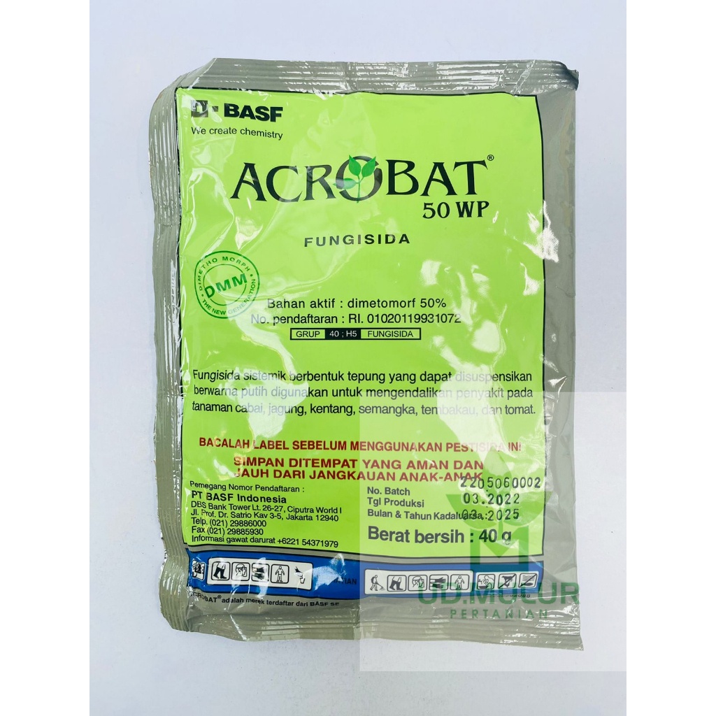 Jual Fungisida ACROBAT 50WP isi 40gram | Shopee Indonesia