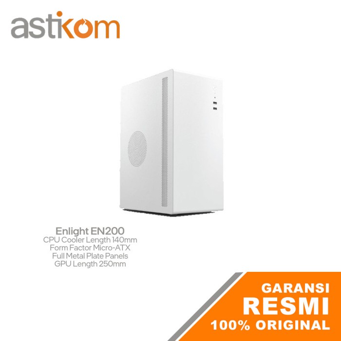 Jual Casing PC Enlight EN200 White + PSU 300Watt | Shopee Indonesia