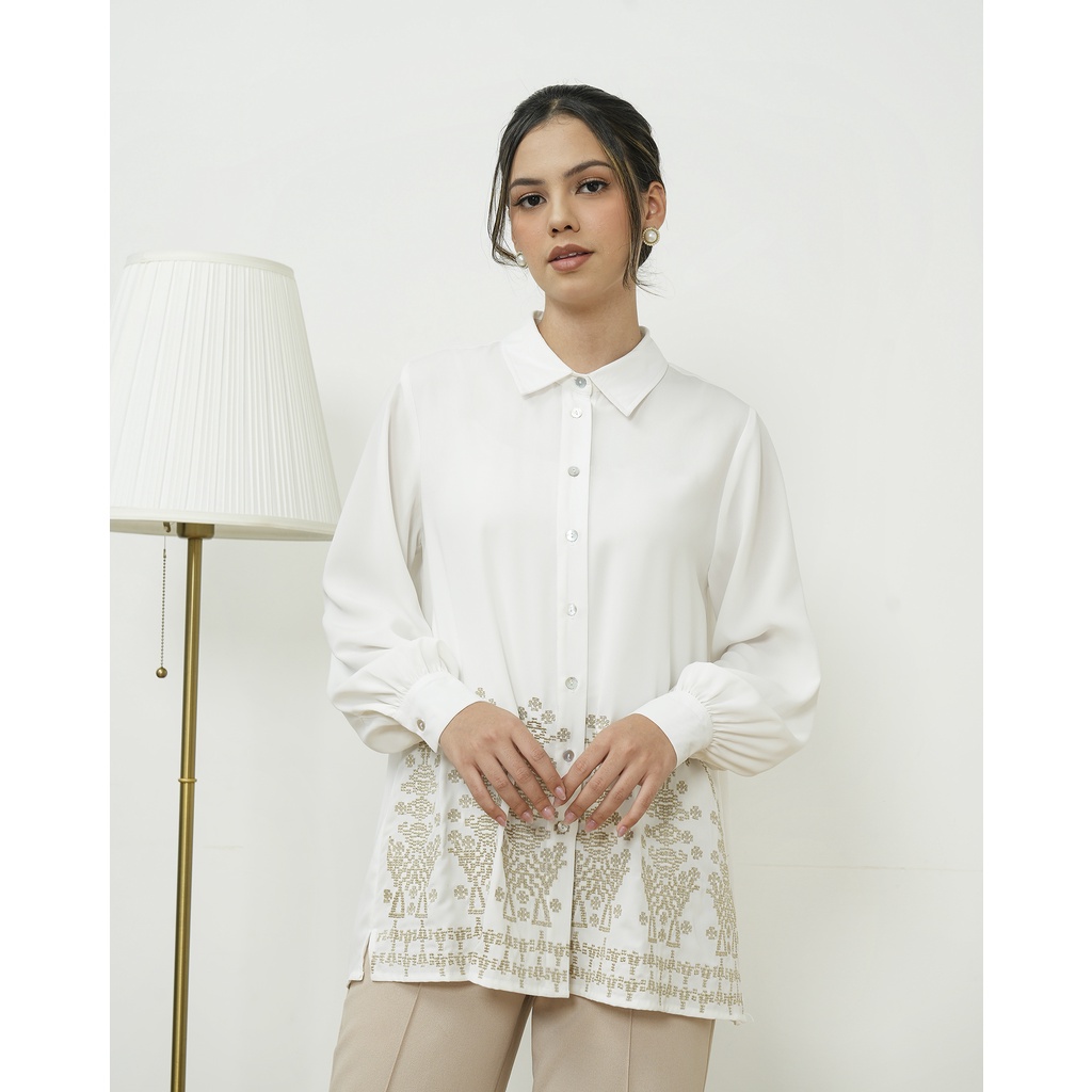Jual Geulis.id BIMALA SHIRT / ATASAN WANITA (2 warna) Top | Shopee Indonesia
