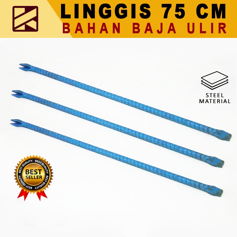 Jual Linggis Panjang Ulir Besar 75 Cm - Linggis Toge Besi Baja Congkel ...