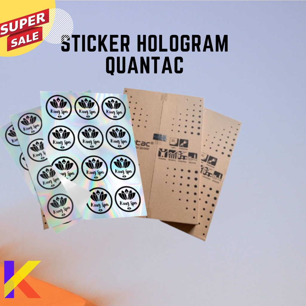 Jual Sticker Hologram Vinyl Laser A3+ QUANTAC | Shopee Indonesia