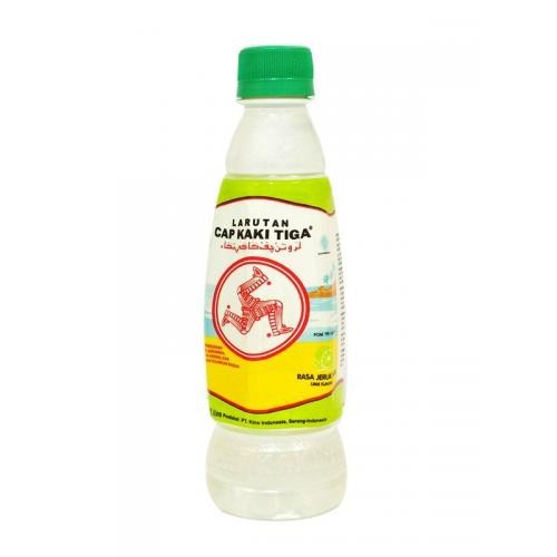Jual Larutan Cap Kaki Tiga Rasa Jeruk Nipis Botol 320ml | Shopee Indonesia