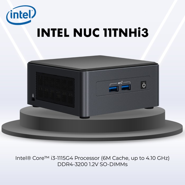 Jual Intel Mini PC NUC Core i3 11TNHi3 / NUC11TNHi3 | Shopee Indonesia