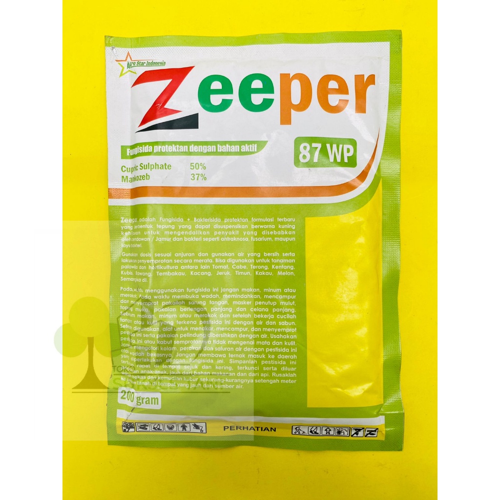 Jual Fungisida protektan ZEEPER 87WP isi 200gr dari Agro Star Indonesia ...
