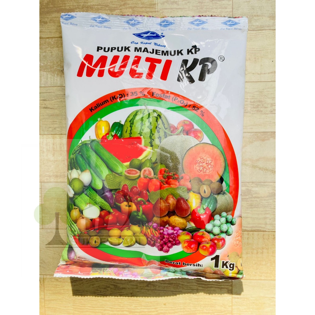Jual Pupuk Majemuk untuk Tanaman dan Buah-buahan MULTI KP cap kapal terbang 1 kg | Shopee Indonesia