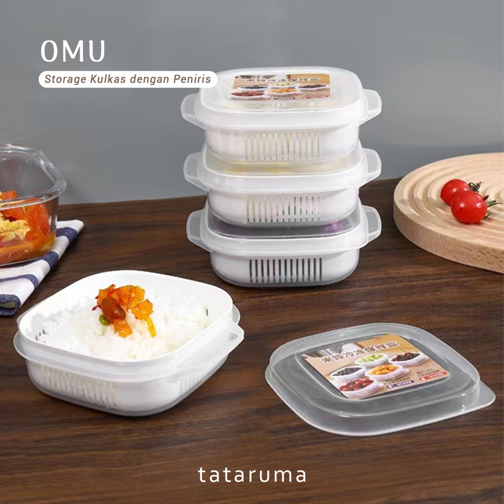 Jual TATARUMA Omu - Food Storage Sayur Buah Nasi Kulkas/Bekal dengan ...