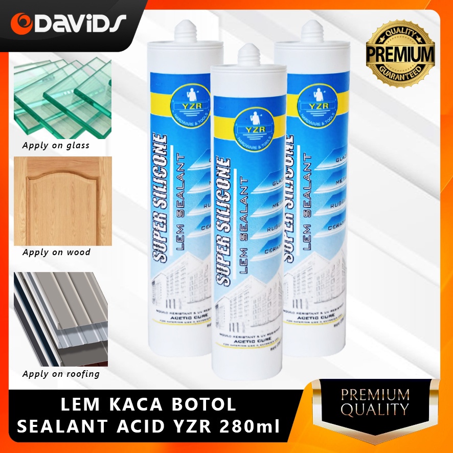 Jual Lem Sealant Sealent Kaca Aquarium Bening Hitam Silicone Silent ...