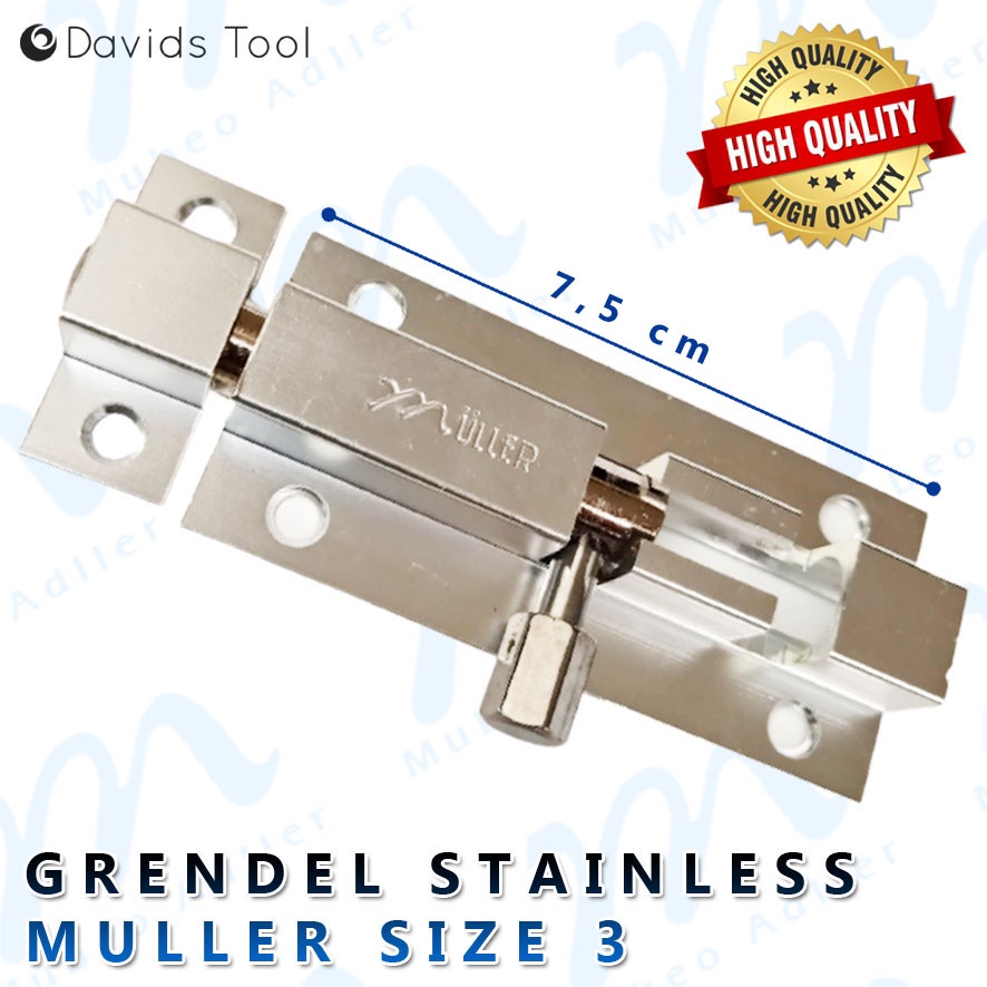 Jual Grendel Pintu Pengunci Jendela Gerendel Slot Aluminium Grandel ...