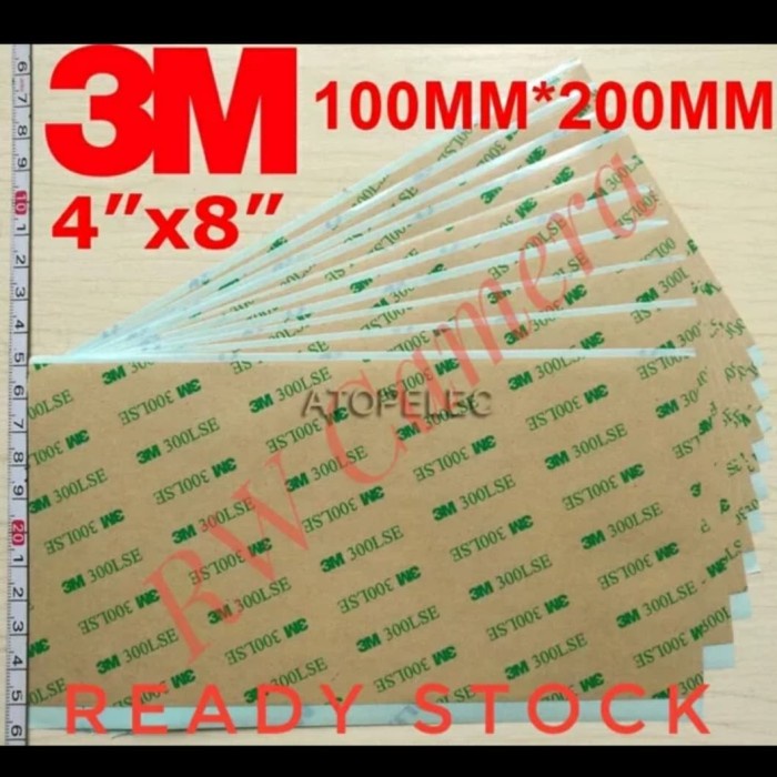 Jual Lem Sticker 3M 300LSE Utk Karet Kamera HP Stiker Perekat Rubber ...