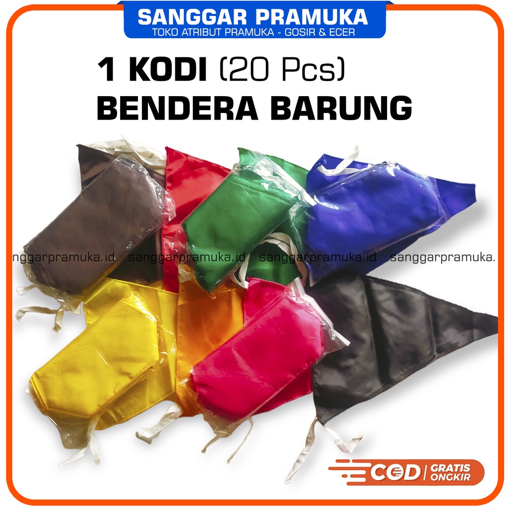 Jual Bendera Barung Pramuka Per Kodi (20 pcs) | Shopee Indonesia
