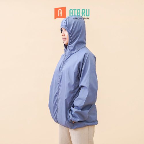 Jual Ataru Ukuran M Jaket Foldable Lightweight - Biru Tua | Shopee ...