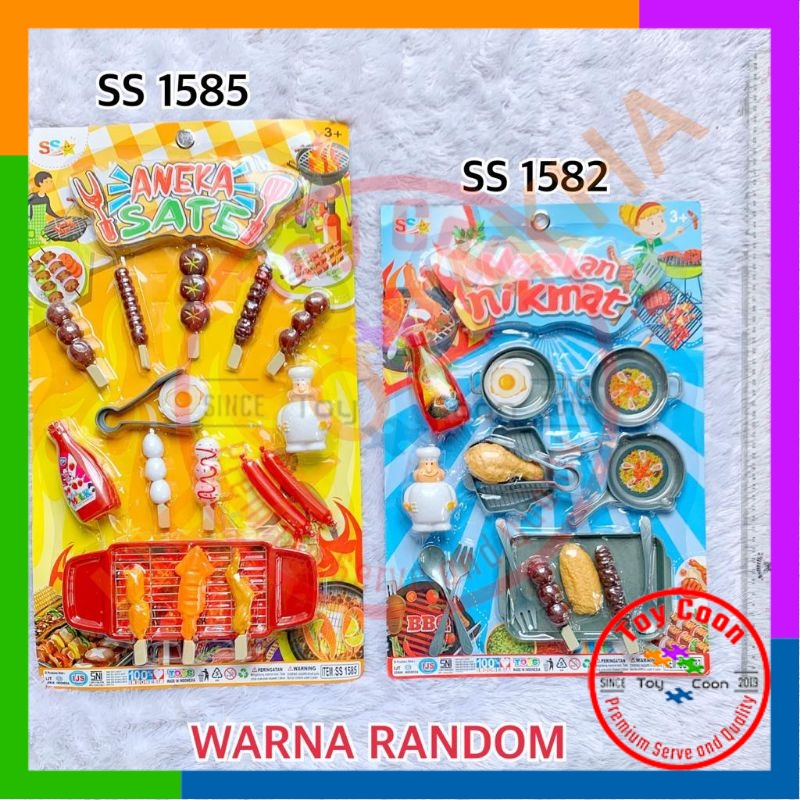 Jual MAINAN SS 1585 & 1582 & 1579 ANEKA SATE MASAKAN NIKMAT BARBECUE ...