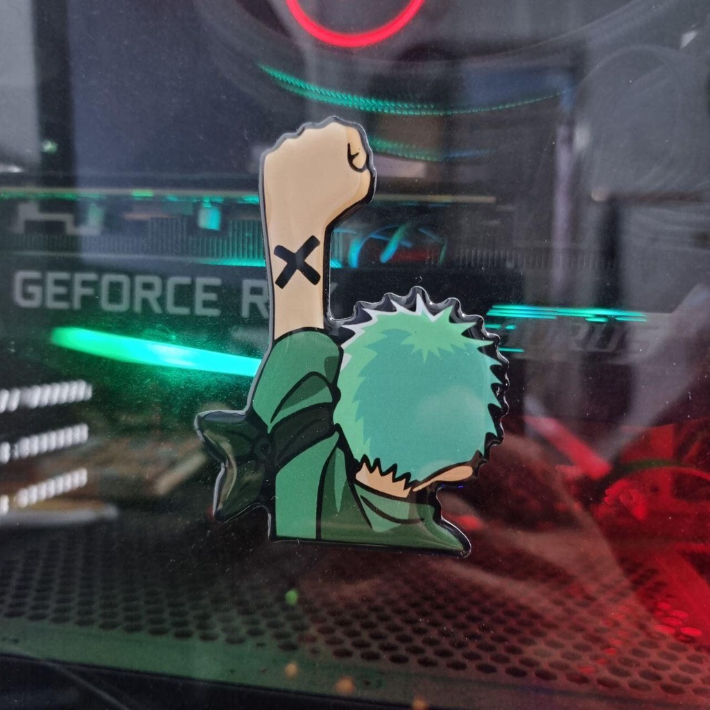 Jual STIKER TIMBUL ZORO ONE PIECE FIST UP ANIME MOTOR MODIFIKASI ...