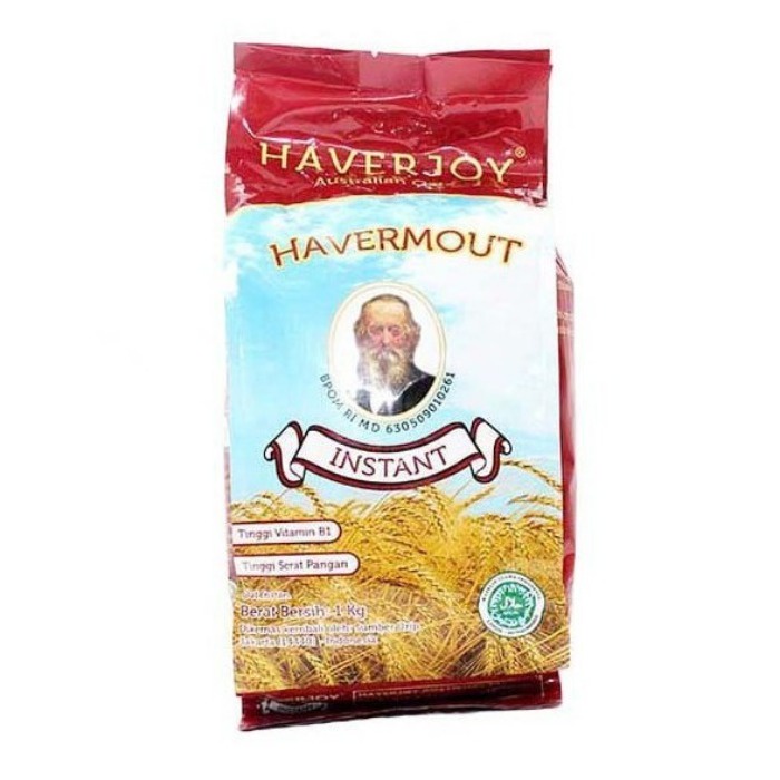 Jual HAVERJOY HAVERMOUT INSTANT OATMEAL 1KG | Shopee Indonesia