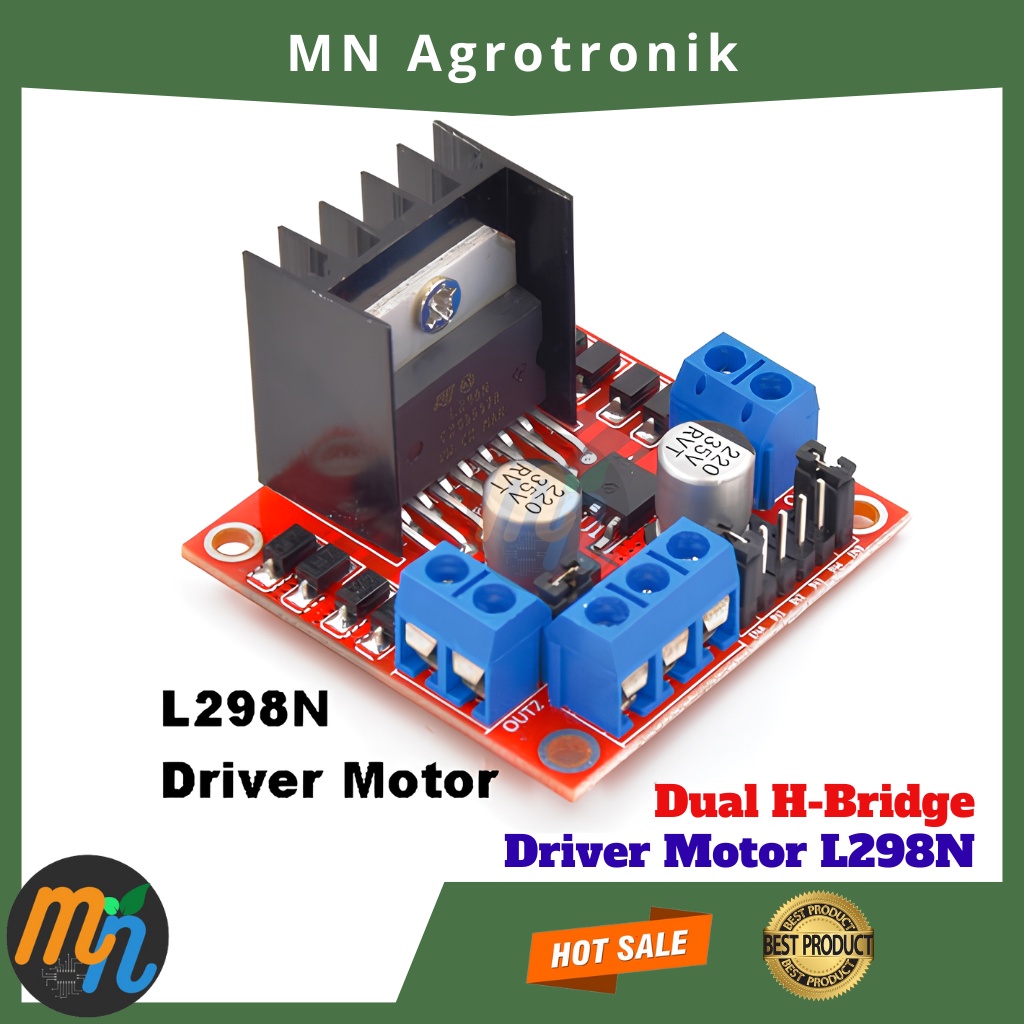 Jual L298N L298 DUAL H BRIDGE STEPPER MOTOR DRIVER MODULE | Shopee Indonesia