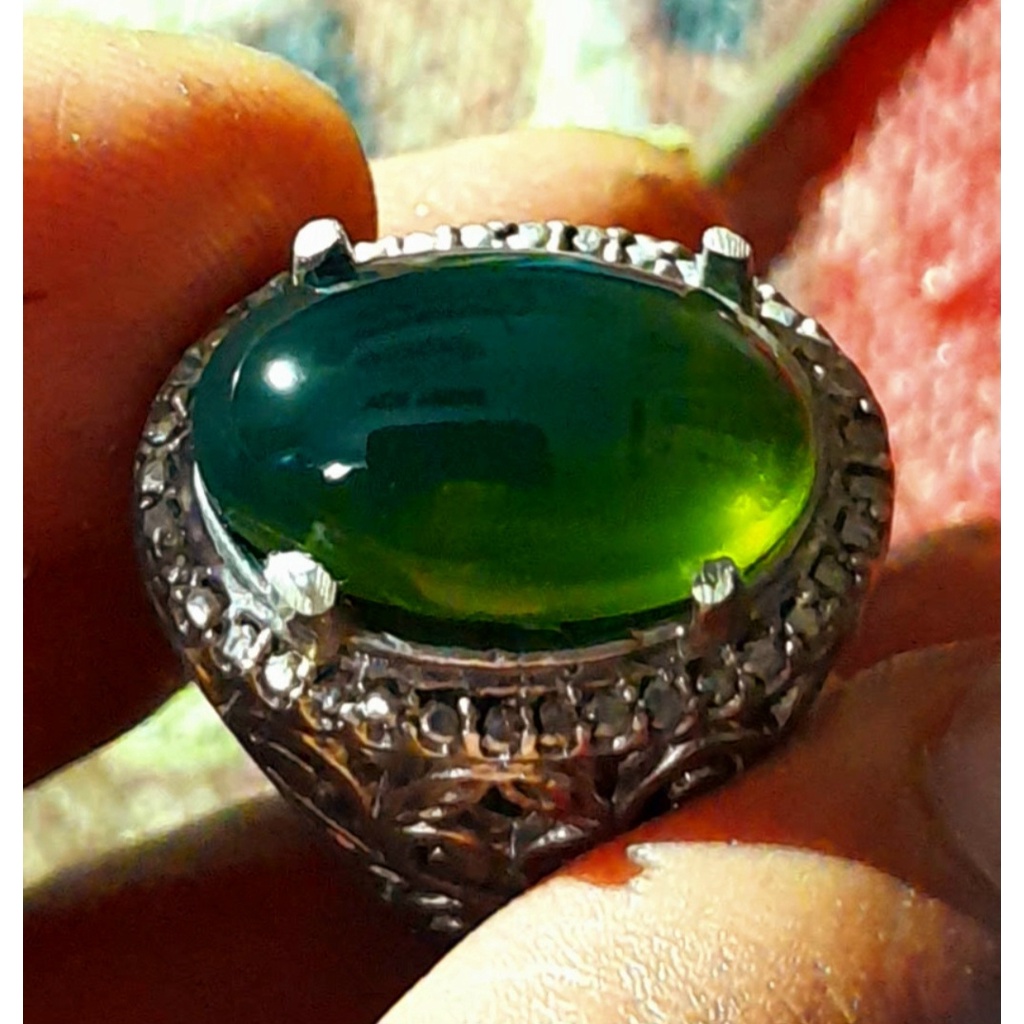 Jual Ijo Botol Serfentine Kristal size jumbo Kode U35 | Shopee Indonesia